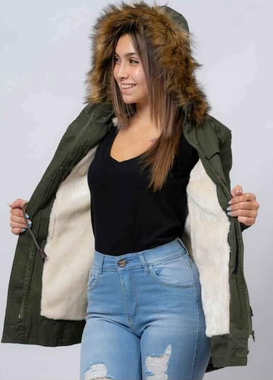CAMPERA PARKA DAMA - Casa Gini Mayorista