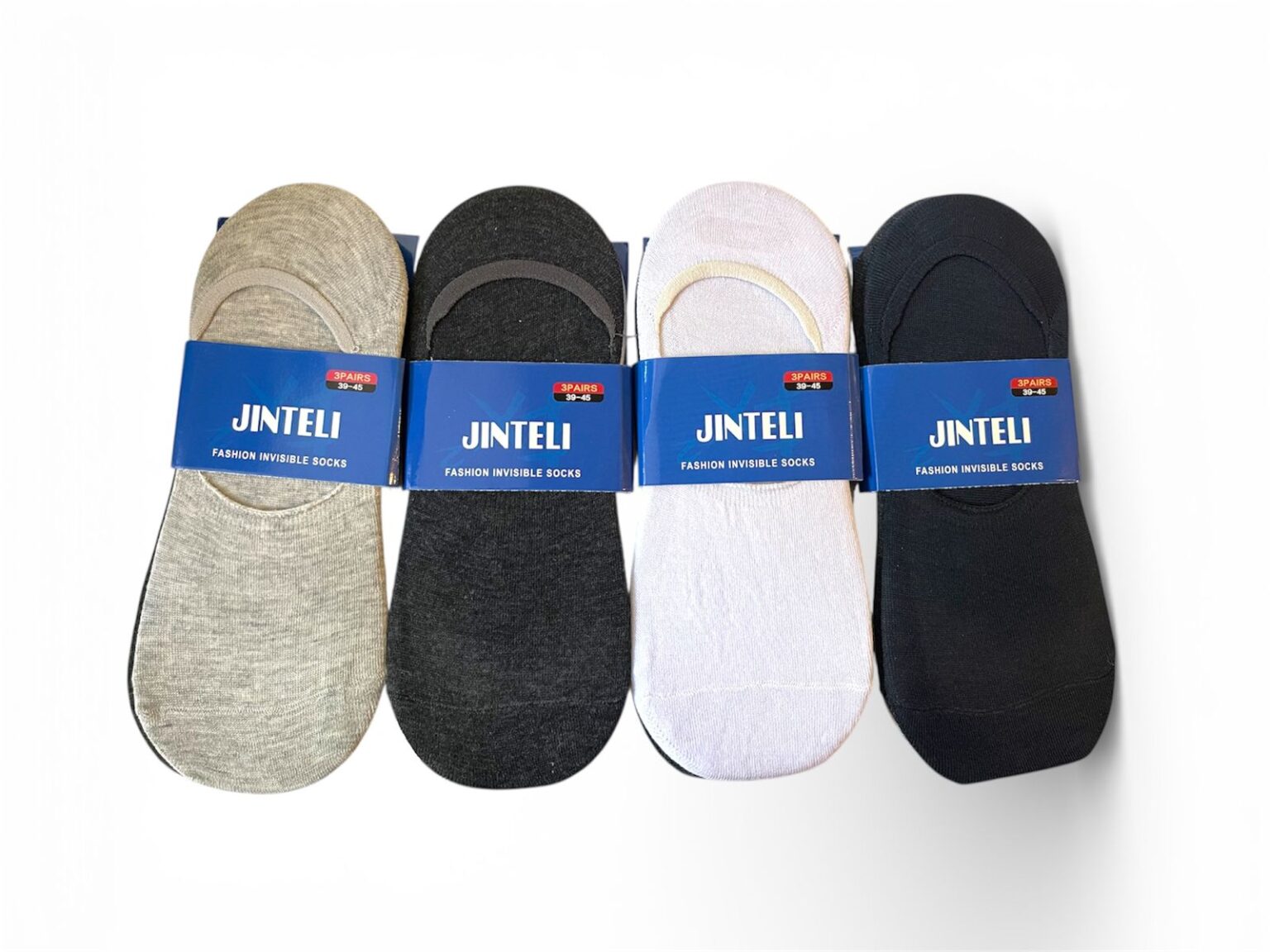 PACK X12 SOQUETE INVISIBLE "JINTELLI" HOMBRE - Casa Gini Mayorista